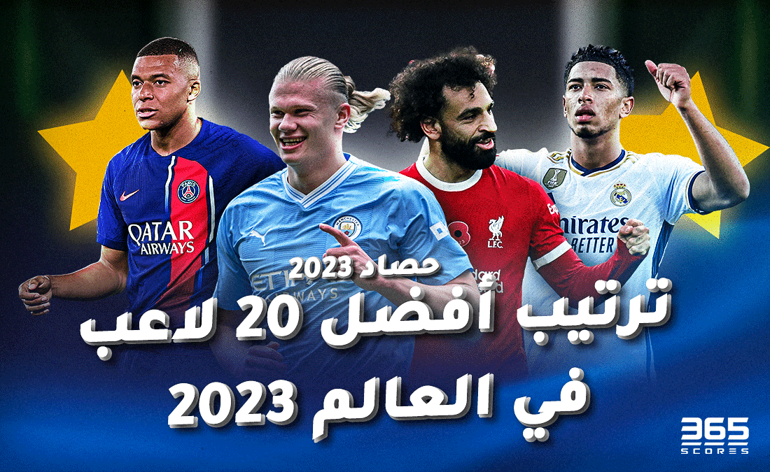 ترتيب أفضل 20 لاعب في العالم 2023 من 365Scores - 365Scores