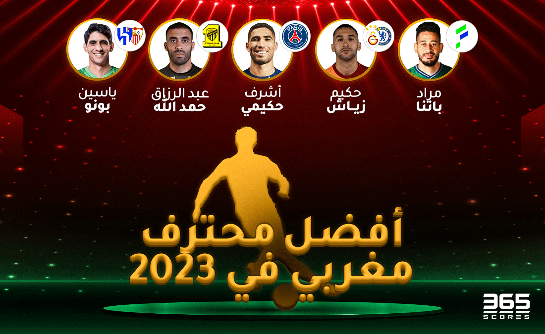 شارك في التصويت - من هو أفضل محترف مغربي في 2023؟ - 365Scores