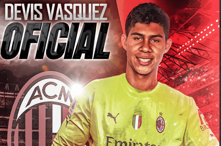 Devis Vásquez anunciado por Milán para el 2023