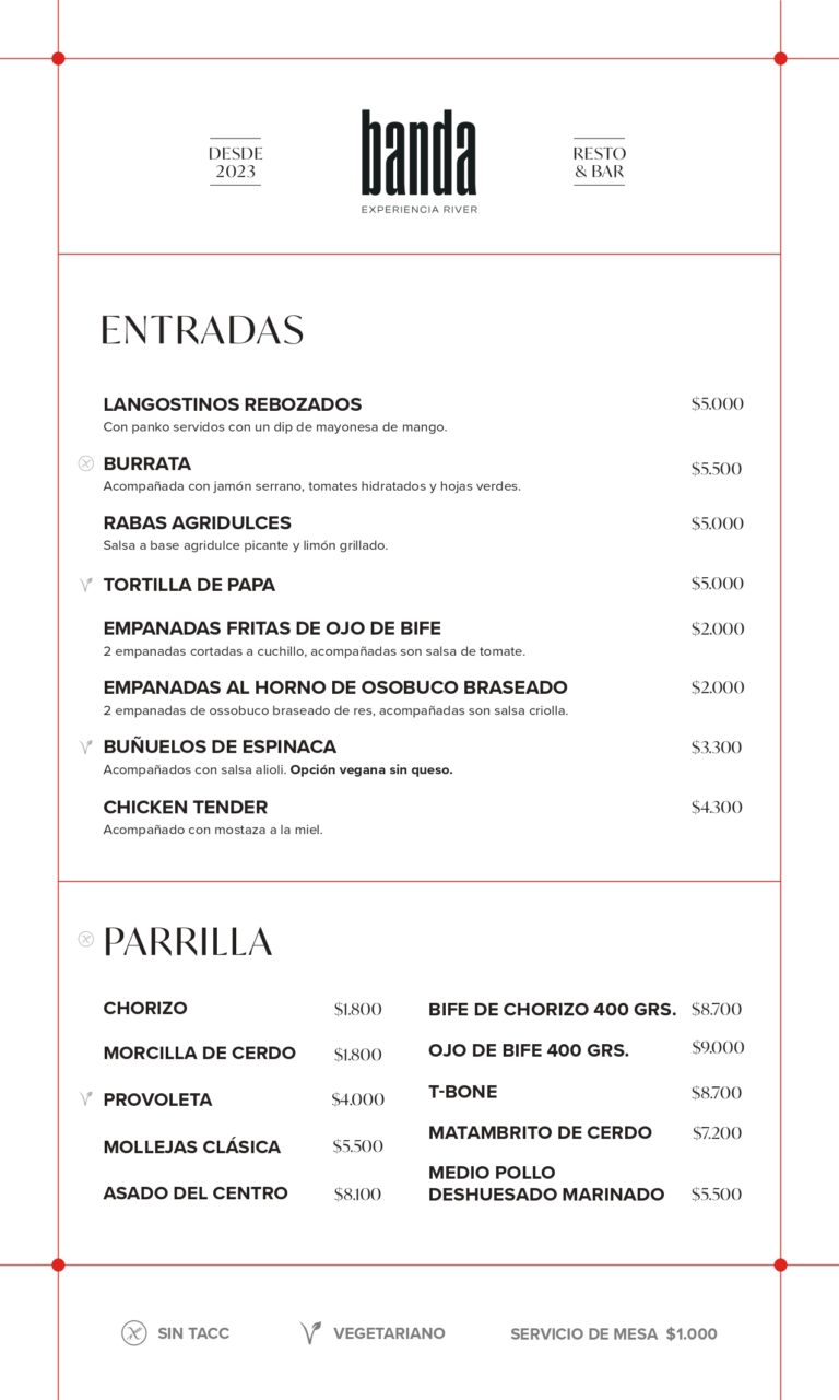 Banda, el restaurant del Monumental: el menú y cómo reservar