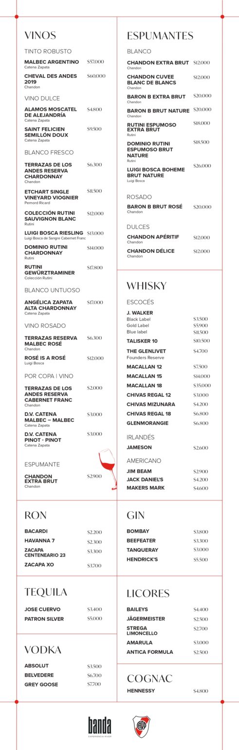 Banda, el restaurant del Monumental: el menú y cómo reservar