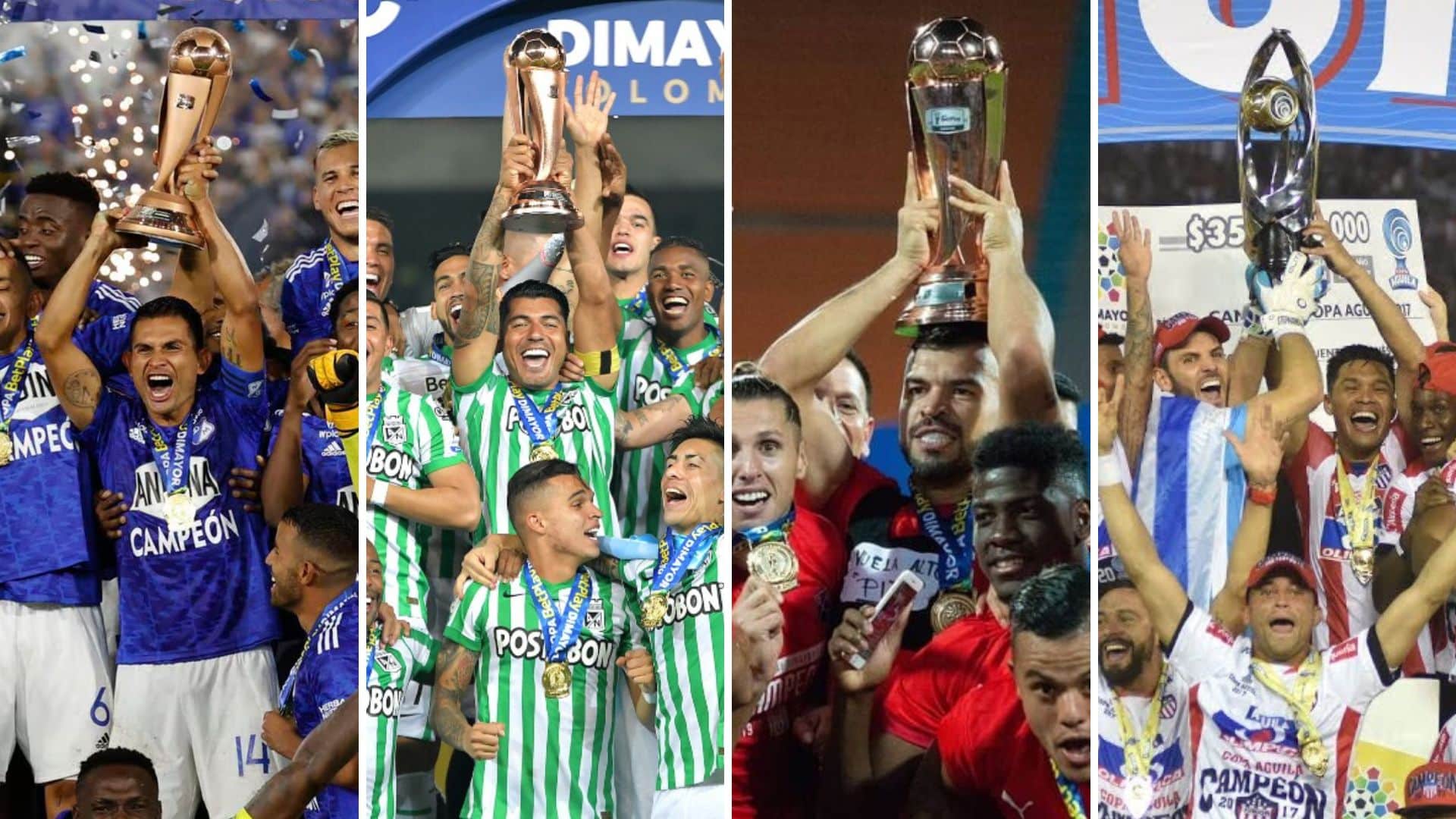 Copa BetPlay: el cuadro de campeones de la Copa Colombia