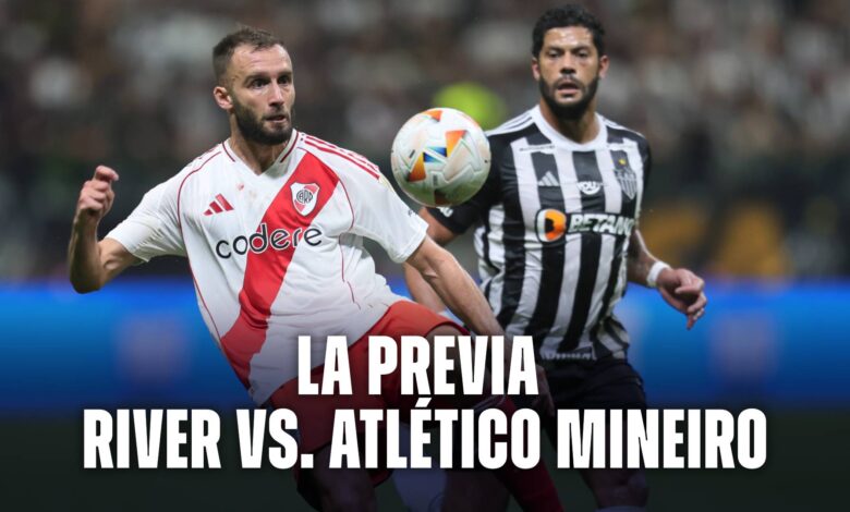 River vs. Atlético Mineiro: día, hora, TV y formaciones