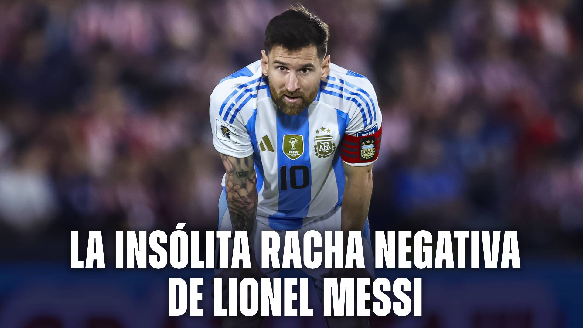 Lionel Messi y una insólita racha negativa