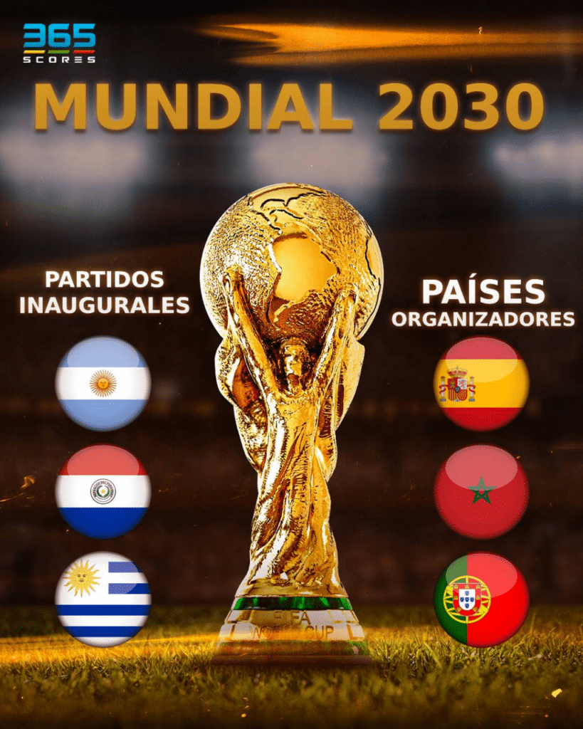 FIFA anuncia las sedes para el Mundial 2030 y Mundial 2034