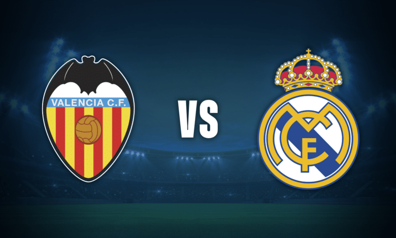 Valencia vs Real Madrid: Dónde ver, formaciones, historial