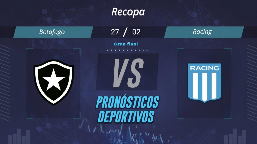 Botafogo vs Racing: Pronóstico y cuotas de la Recopa