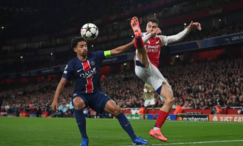 Arsenal vs PSG: cuándo juegan y cómo está el historial en Champions