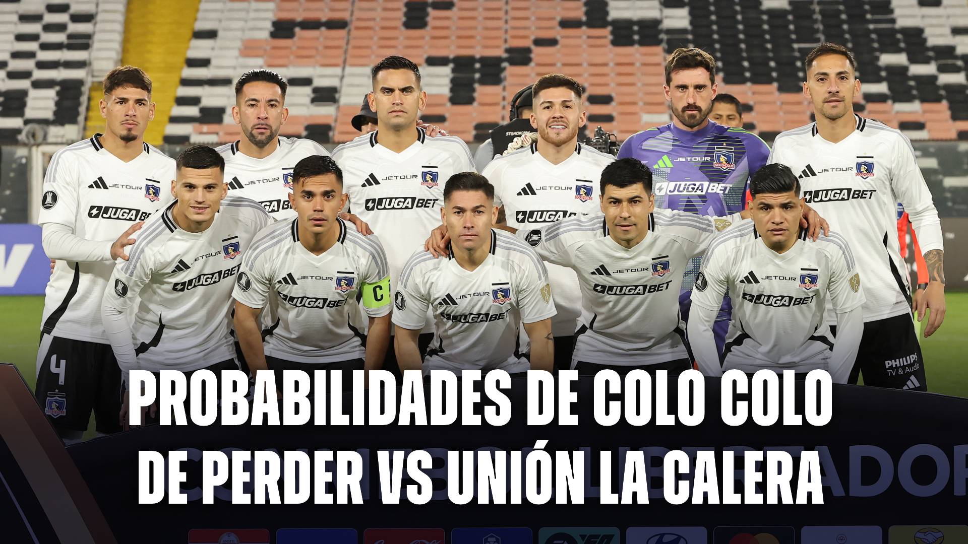 Colo Colo: probabilidades de derrota vs Unión La Calera