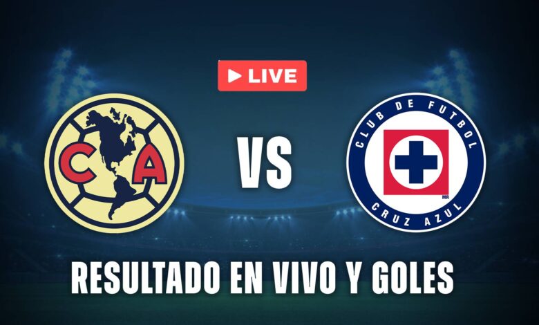 América vs Cruz Azul: Resultado EN VIVO y goles por la Liguilla
