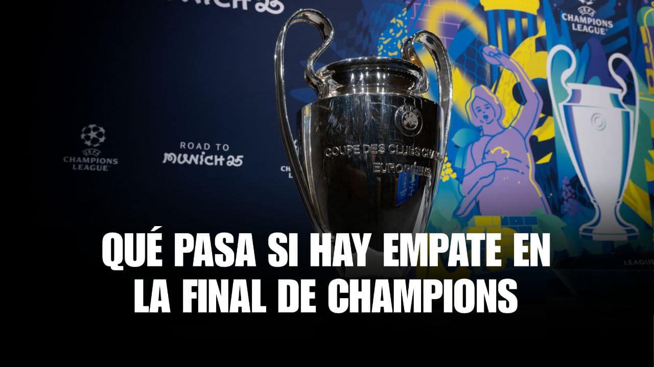 PSG vs Inter: Qué pasa si hay empate en la final de Champions