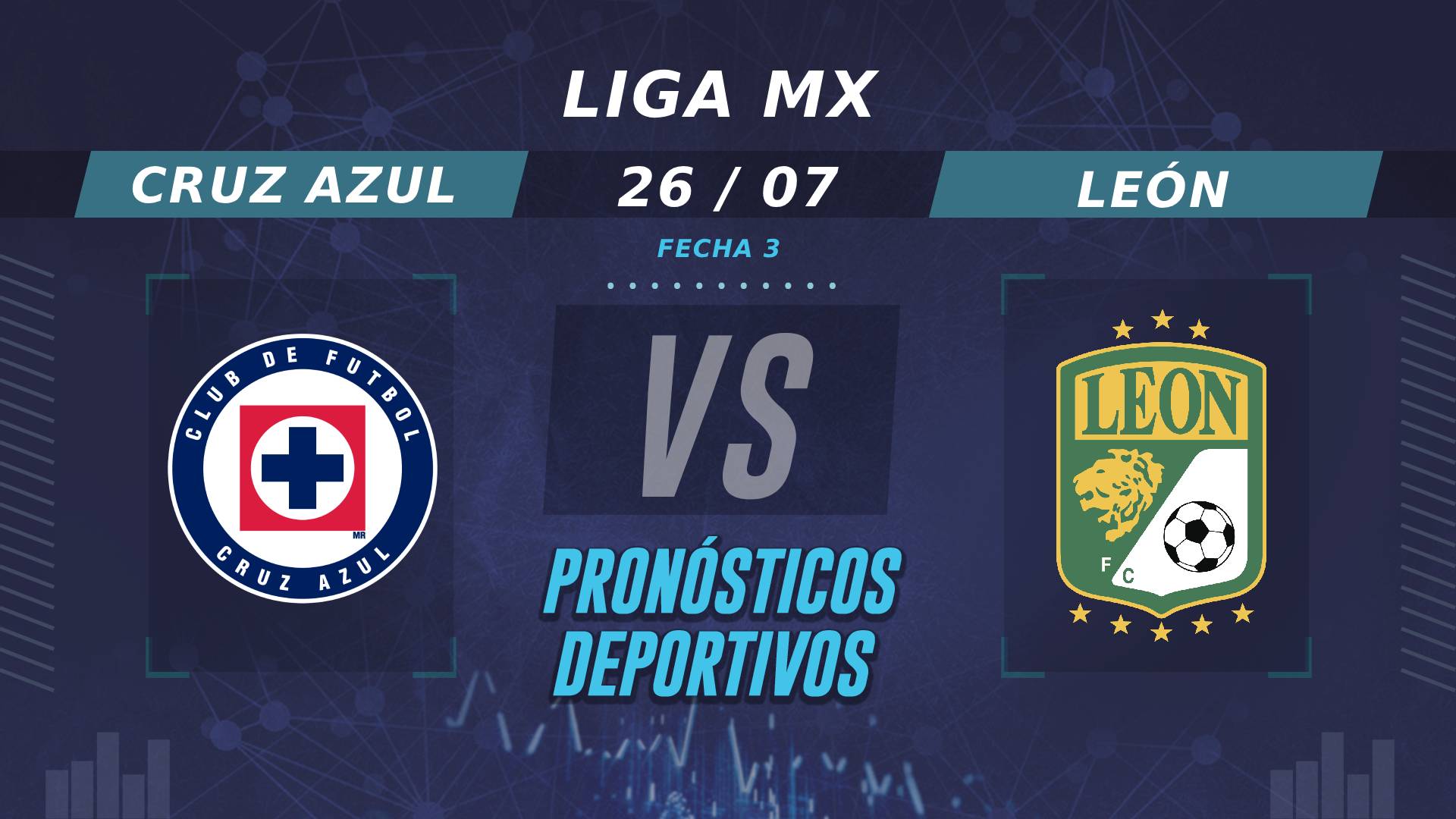 Cruz Azul vs León: Pronósticos de la Fecha 3 de la Liga MX
